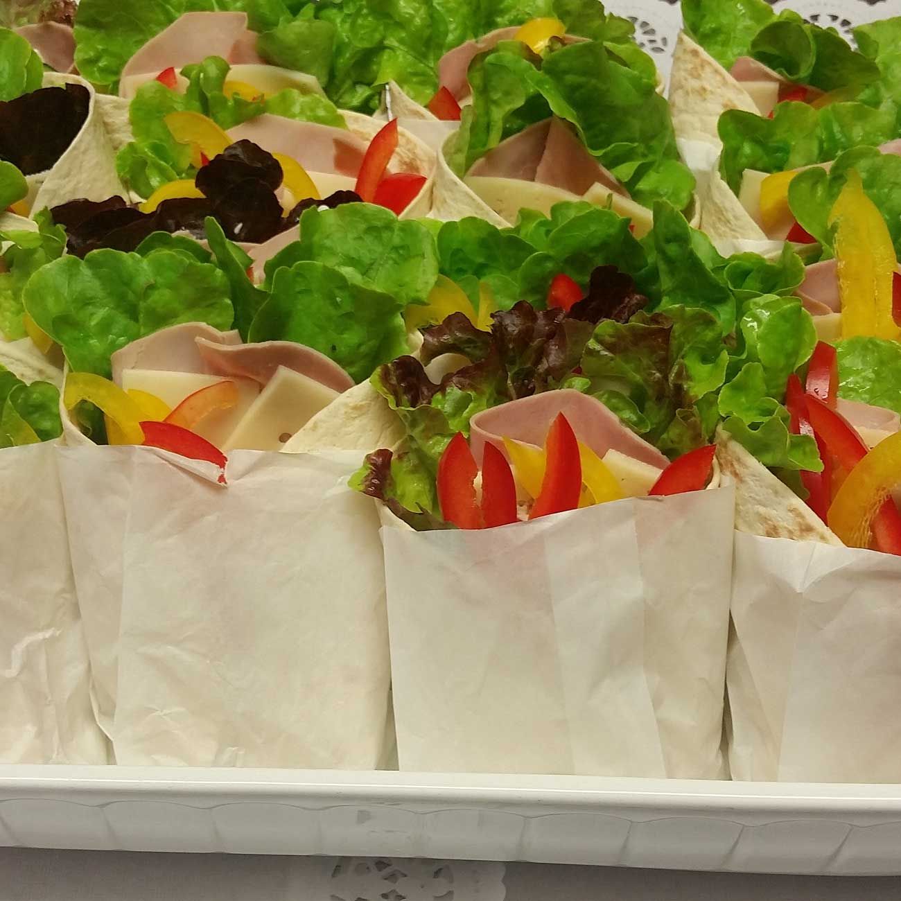 Salat Wraps - Bäumle Kochservice